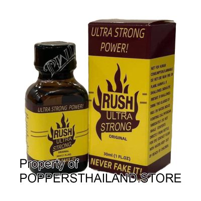 RUSH ULTRA STRONG YELLOW Poppers PWD Original 30ml มล รัช เทอร์โบ พรีเ ...