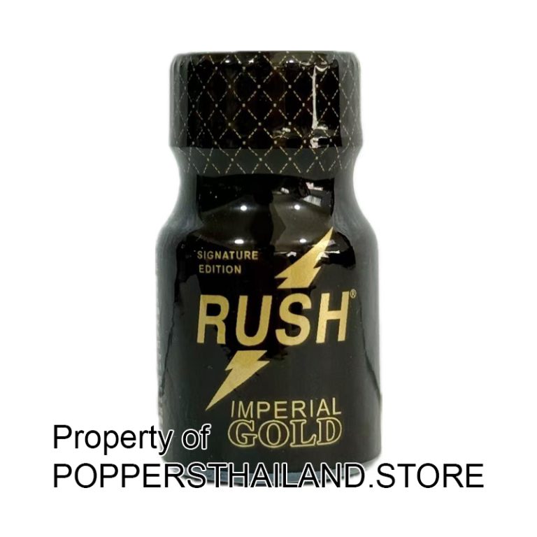 RUSH IMPERIAL GOLD Signature Edition Poppers PWD Original 10ml รัช ...